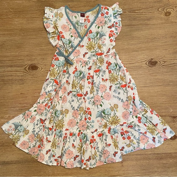 Tea Collection | Dresses | Tea Collection Full Sweep Wrap Dress White ...